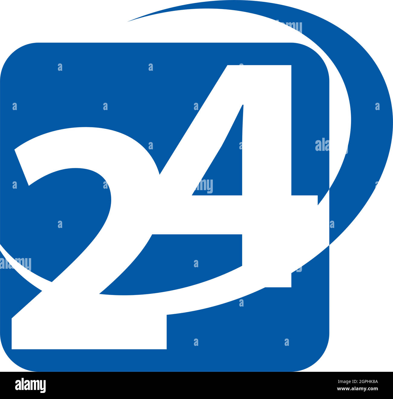 Around the clock logo hi-res stock photography and images - Alamy