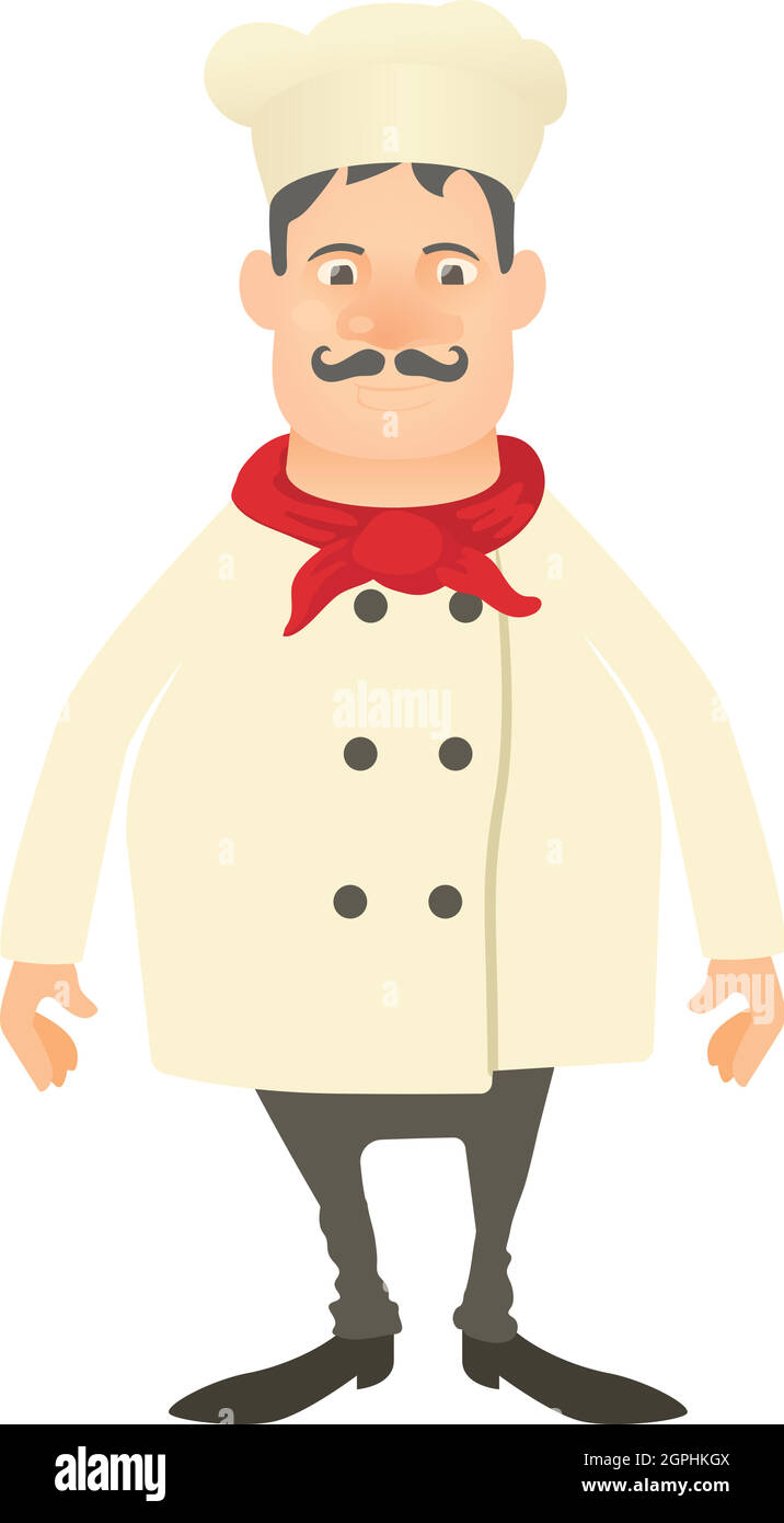 Smiling chef icon, cartoon style Stock Vector Image & Art - Alamy