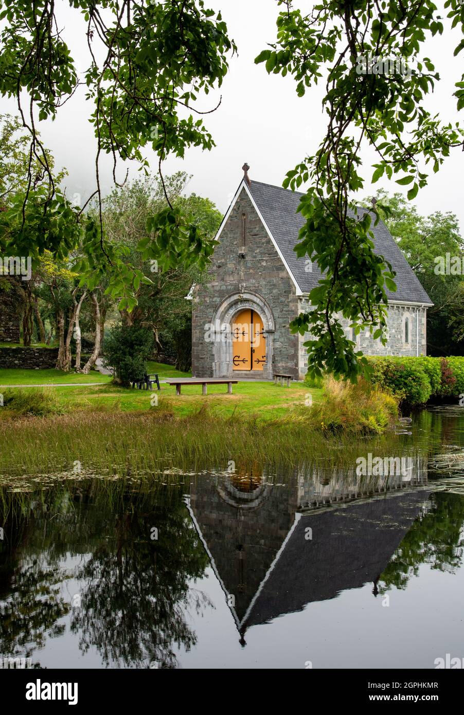 Catholic church of Saint. Finbarr Oratory. Gougane Barra park west ...