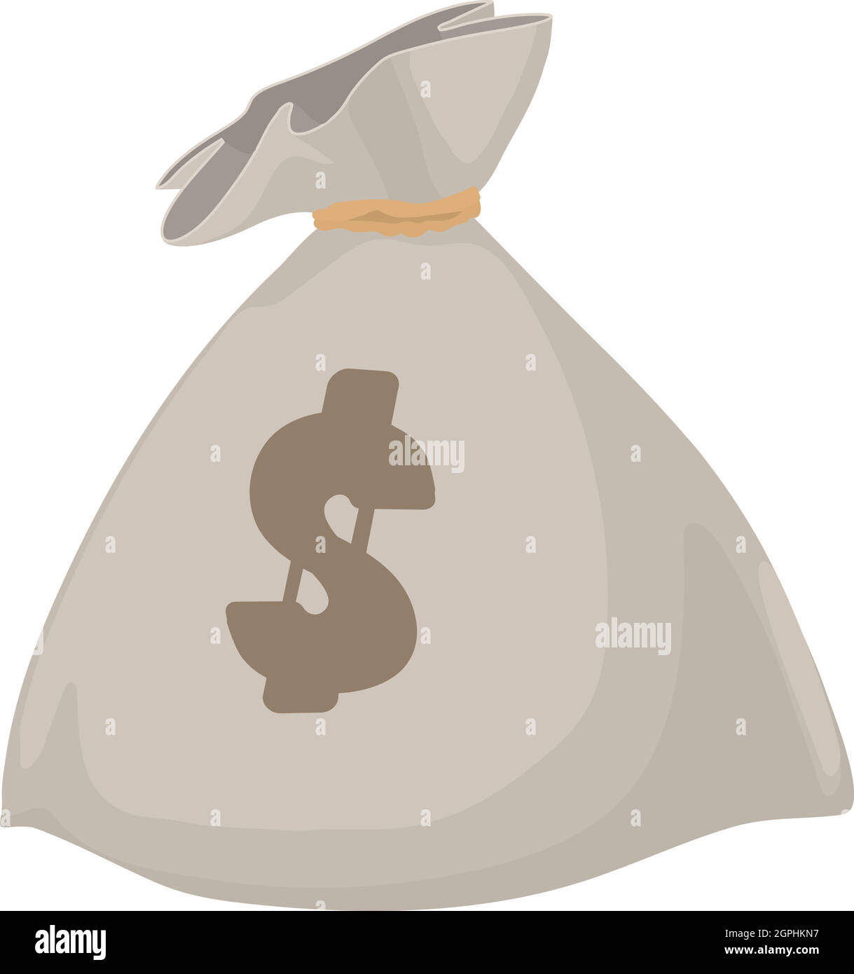 Money bag icon, cartoon style Stock Vector Image & Art - Alamy
