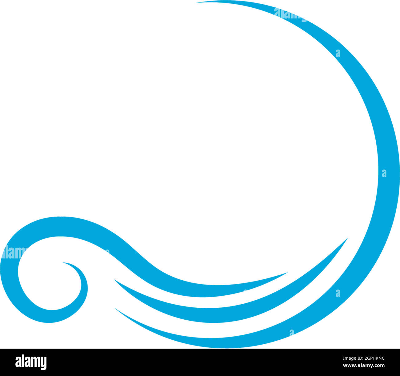 Wave icon logo vector Stock Vector Image & Art - Alamy
