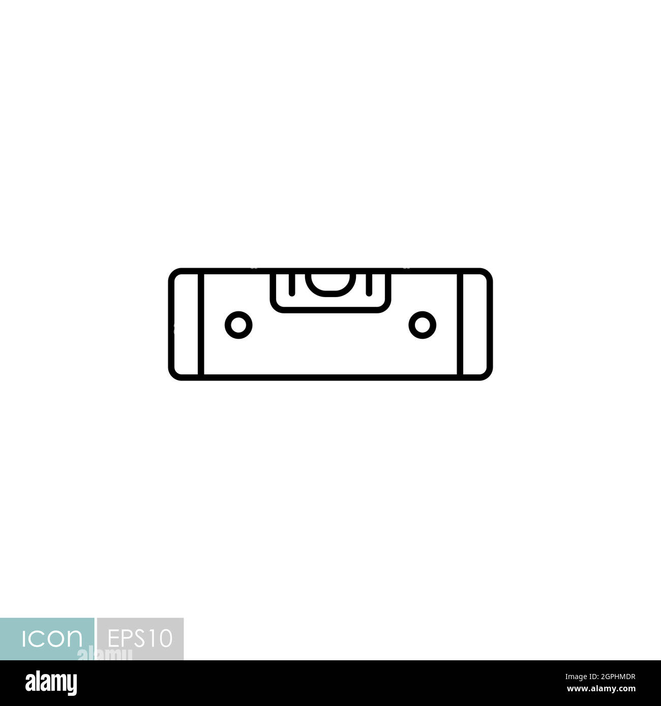 Bubble level vector flat icon Stock Vector Image & Art - Alamy