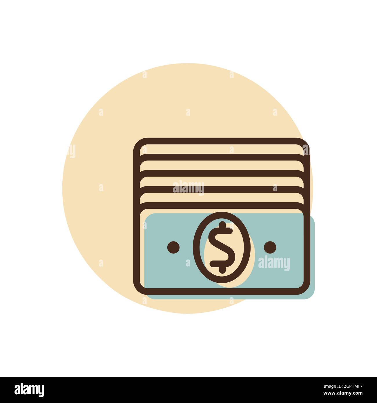Money outline icon. Business sign Stock Vector Image & Art - Alamy