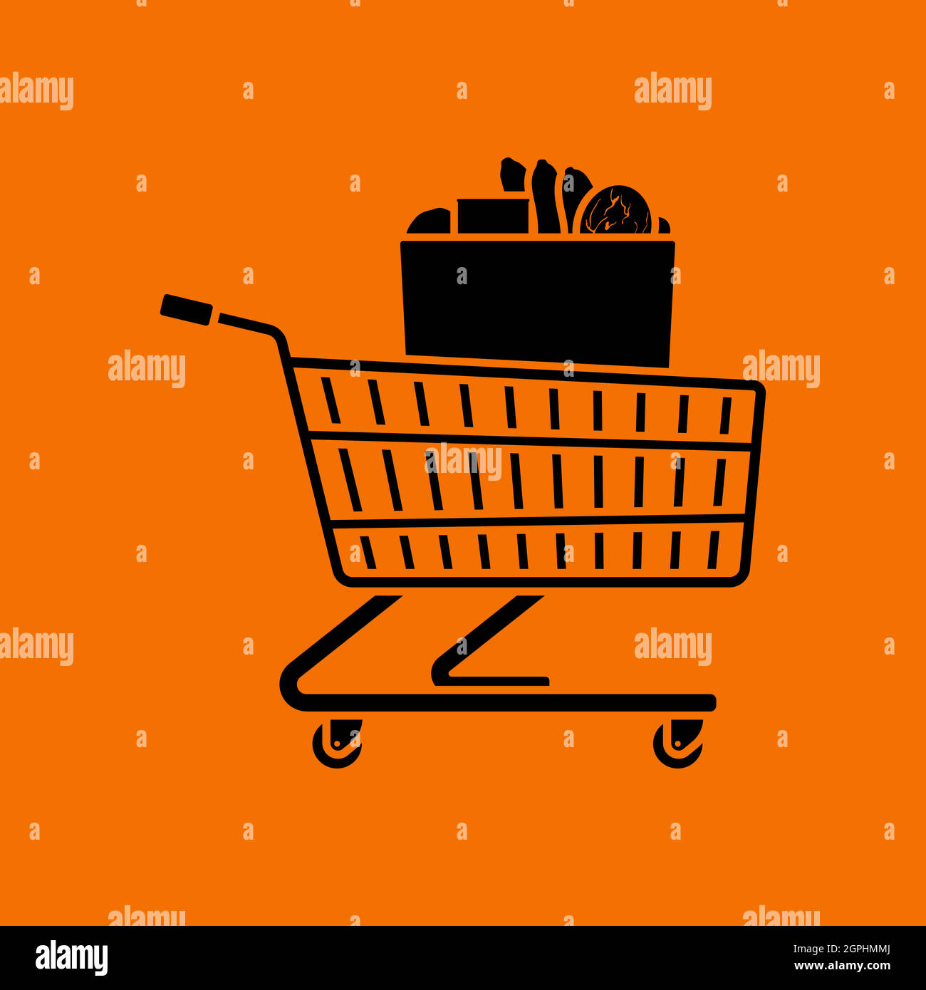 Vegetable cart Stock Vector Images - Alamy