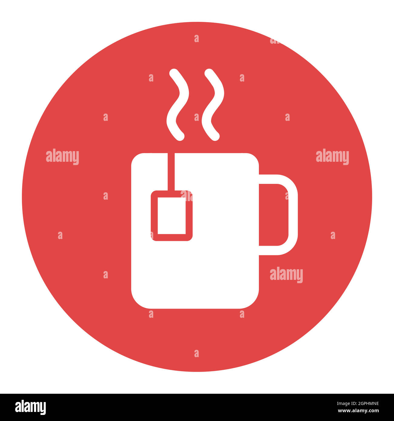 Circular Red Steam Icon