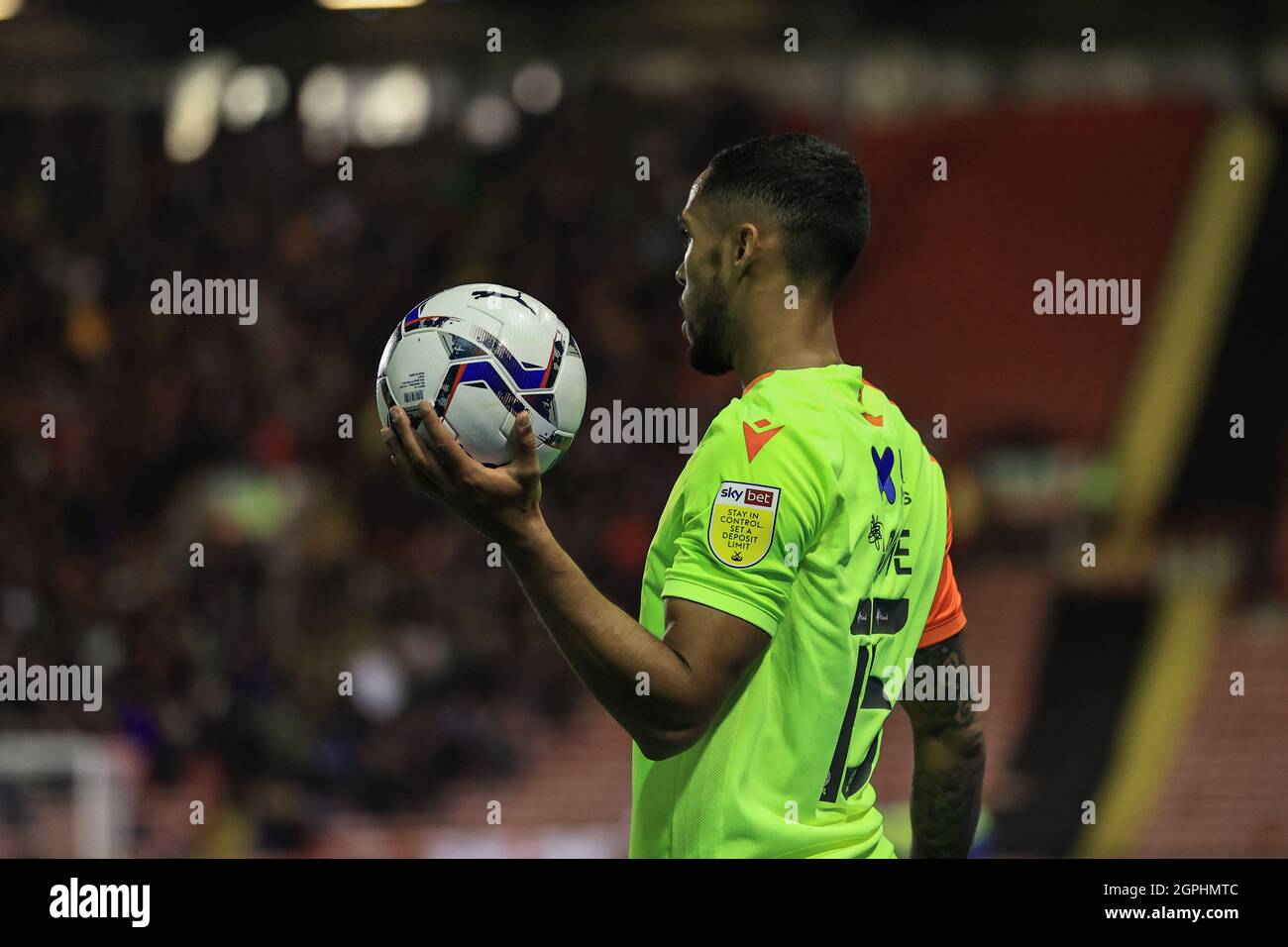 Max Lowe #15 of Nottingham Forest takes a throw-in Stock Photo - Alamy