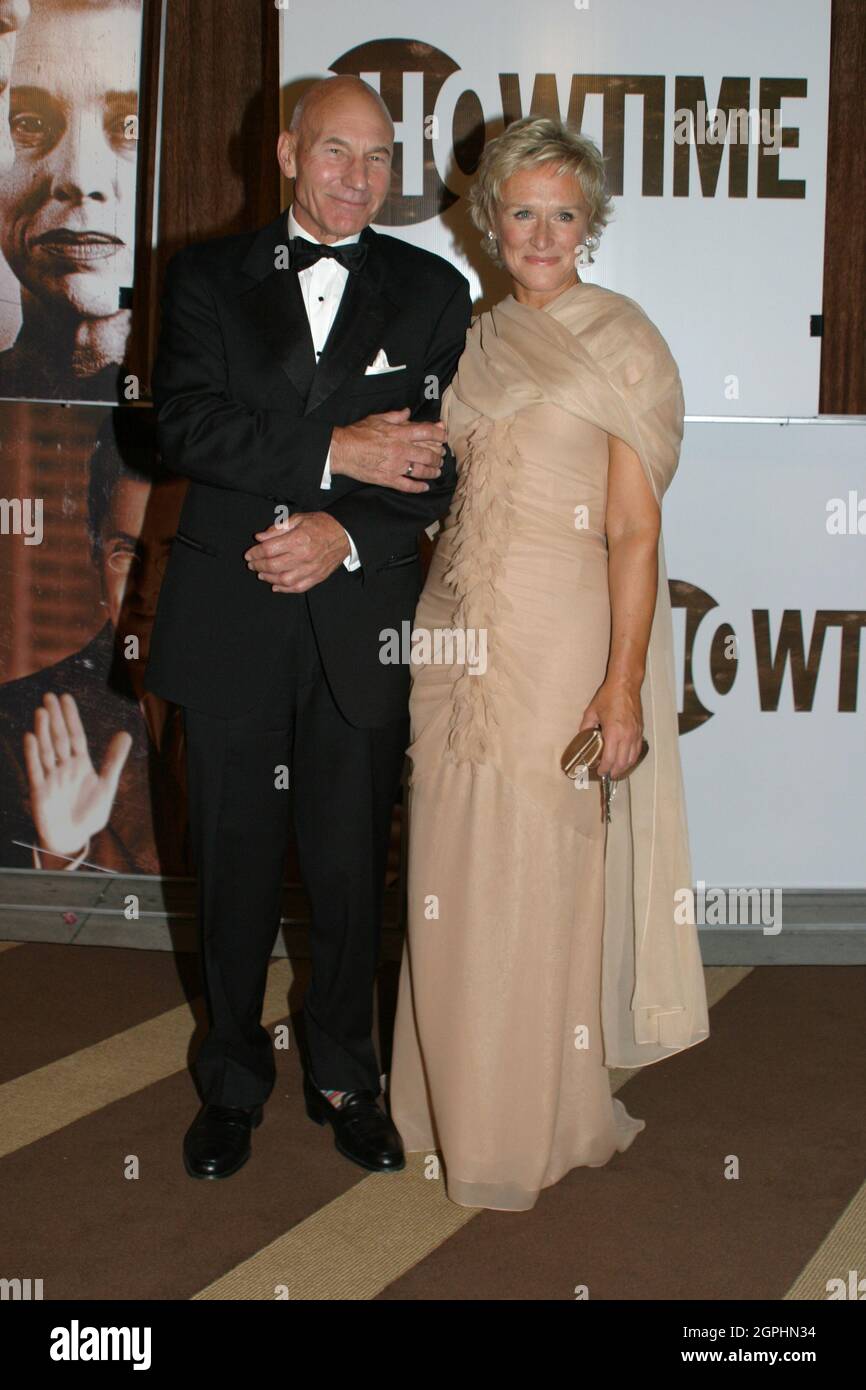 Patrick Stewart, Glenn Close 09/19/04 The 56th Annual Primetime Emmy ...
