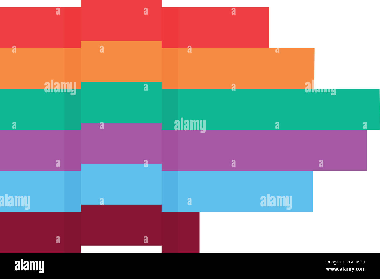 Strips icon, flat style Stock Vector Image & Art - Alamy