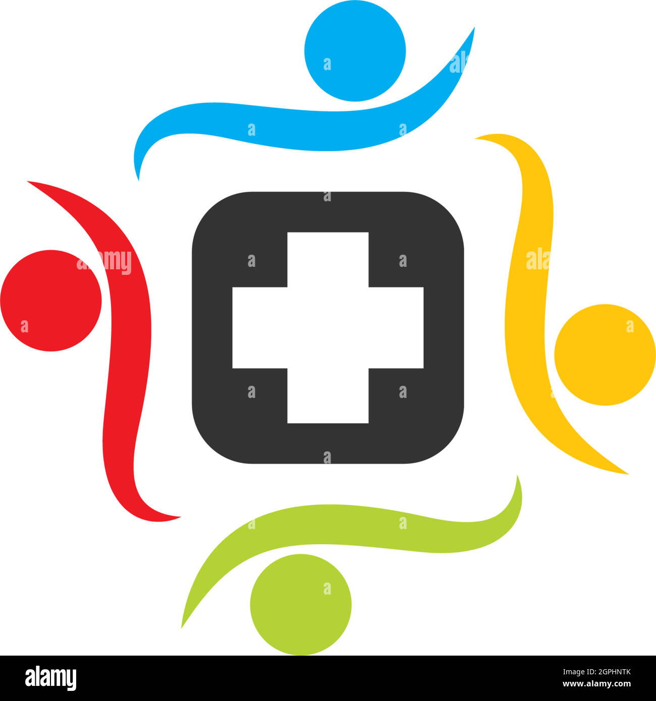 Community care, teamwork concept Logo Stock Vector Image & Art - Alamy