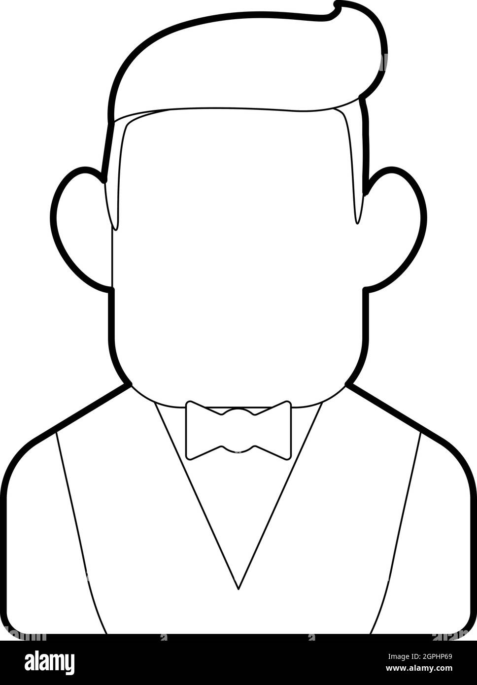 Businessman icon, outline style Stock Vector Image & Art - Alamy