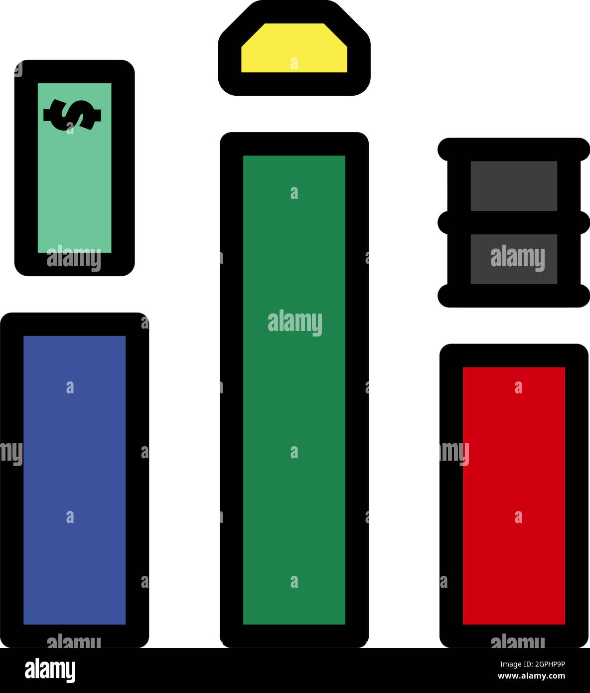 Gold chart Stock Vector Images - Alamy