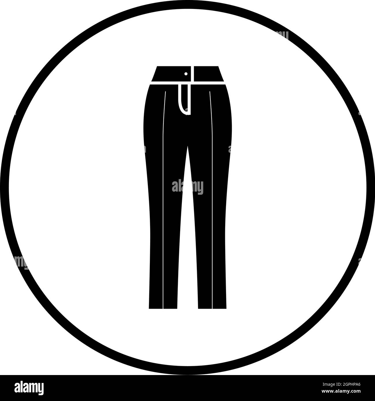 Female trousers illustration Stock Vector Images - Alamy