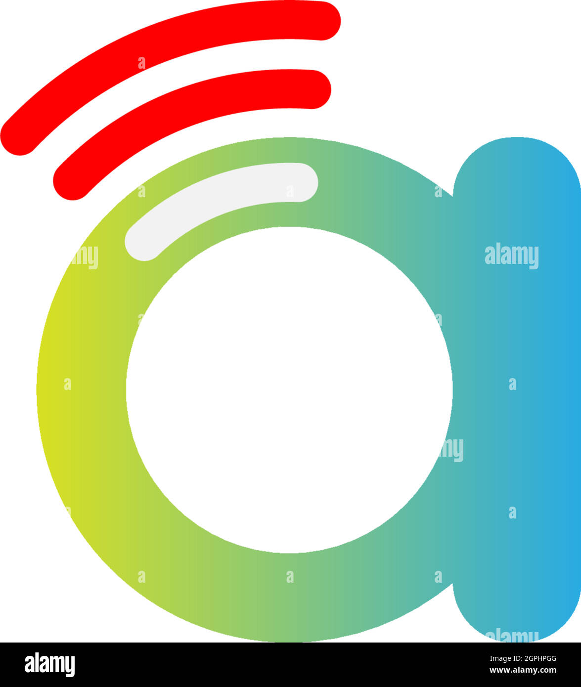 Letter A Wireless Internet logo Stock Vector Image & Art - Alamy
