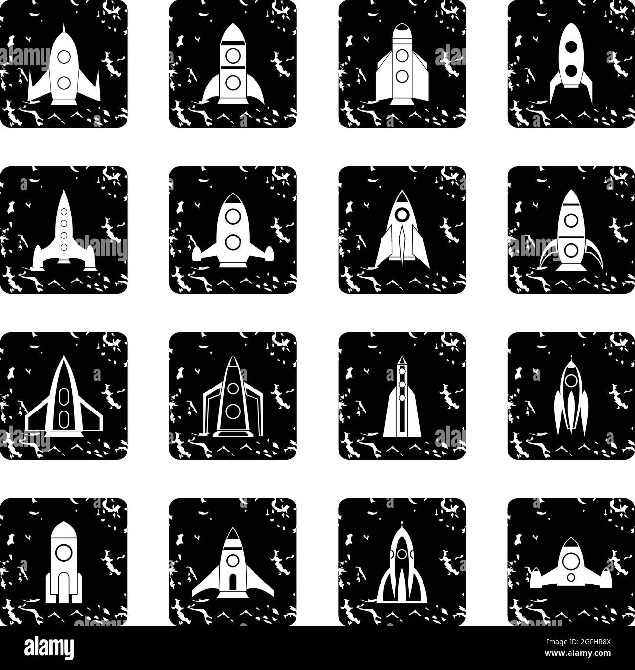 Rocket ship icon startup Stock Vector Images - Alamy