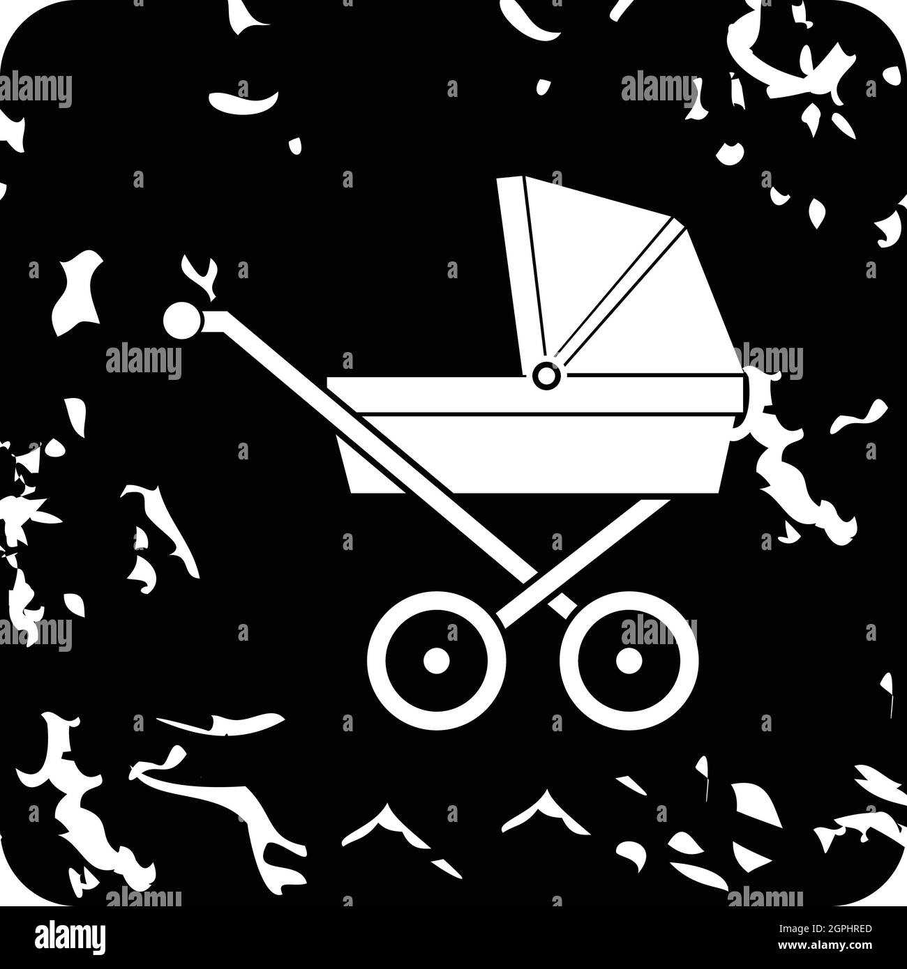Symbol illustration pushchair hi-res stock photography and images - Alamy