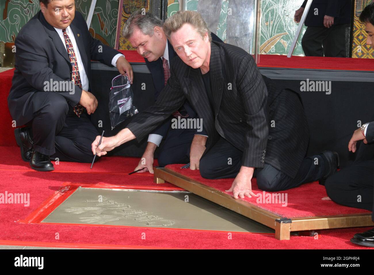 Christopher Walken 10/08/04 Christopher Walken's Hand and Footprint ...