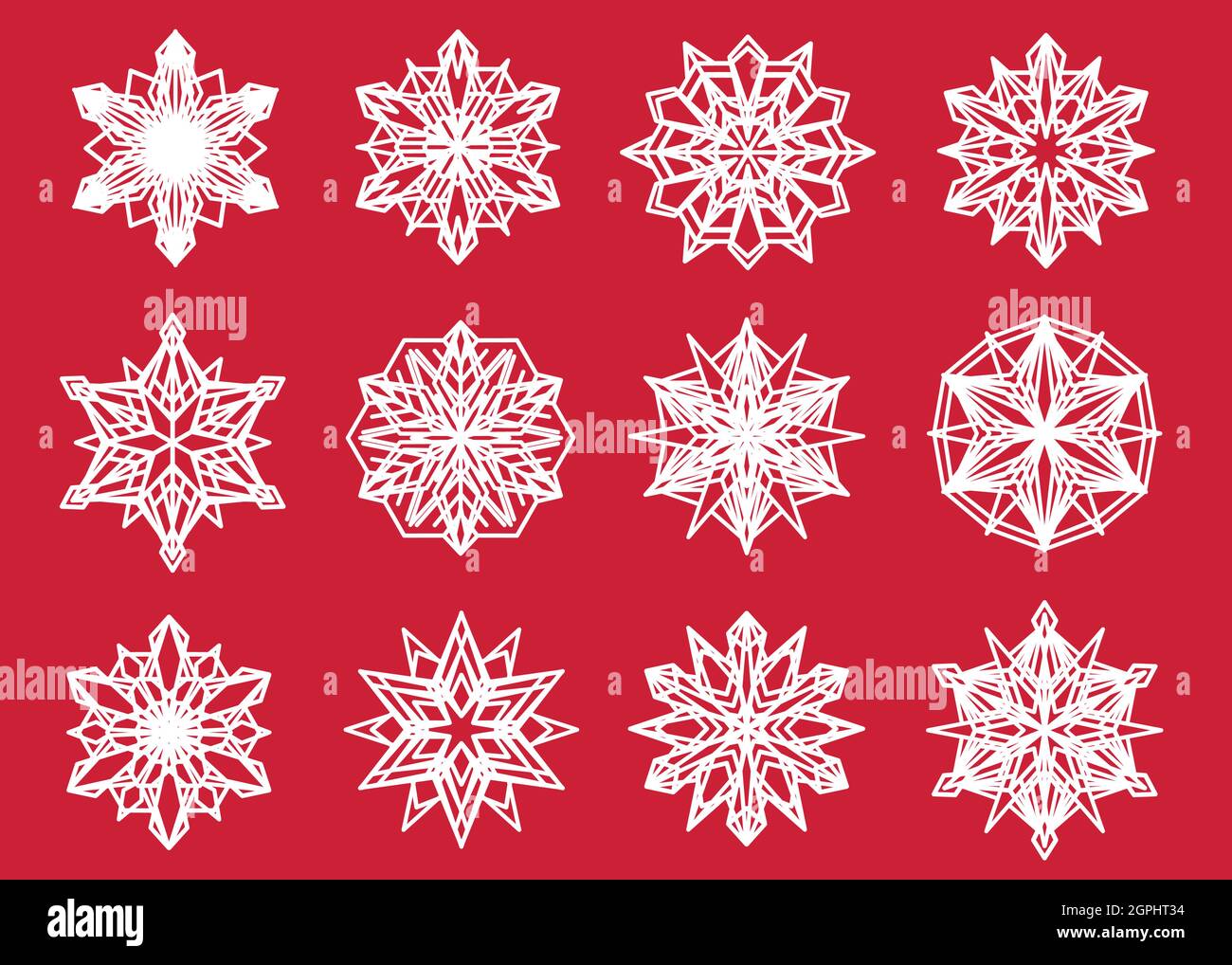 Snowflake Vector Set