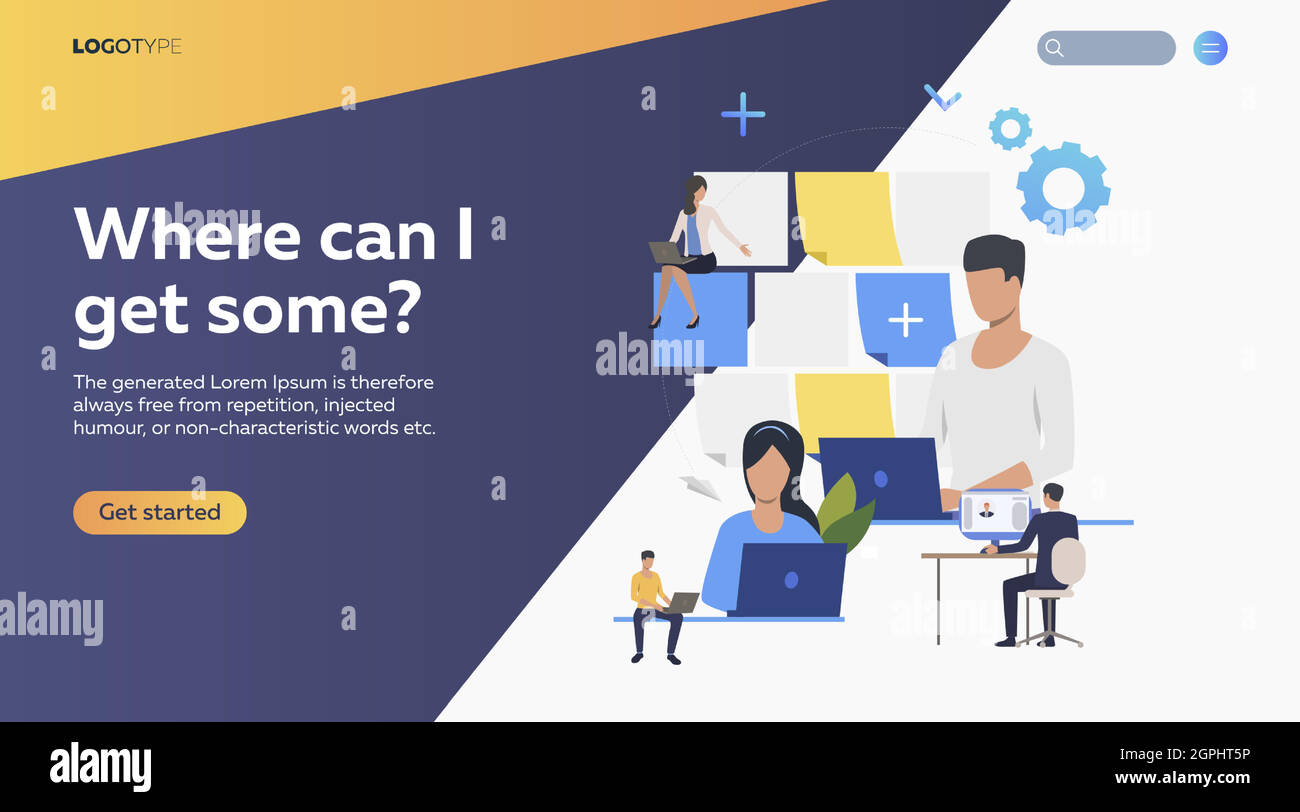 Business office work planning Stock Vector Images - Alamy