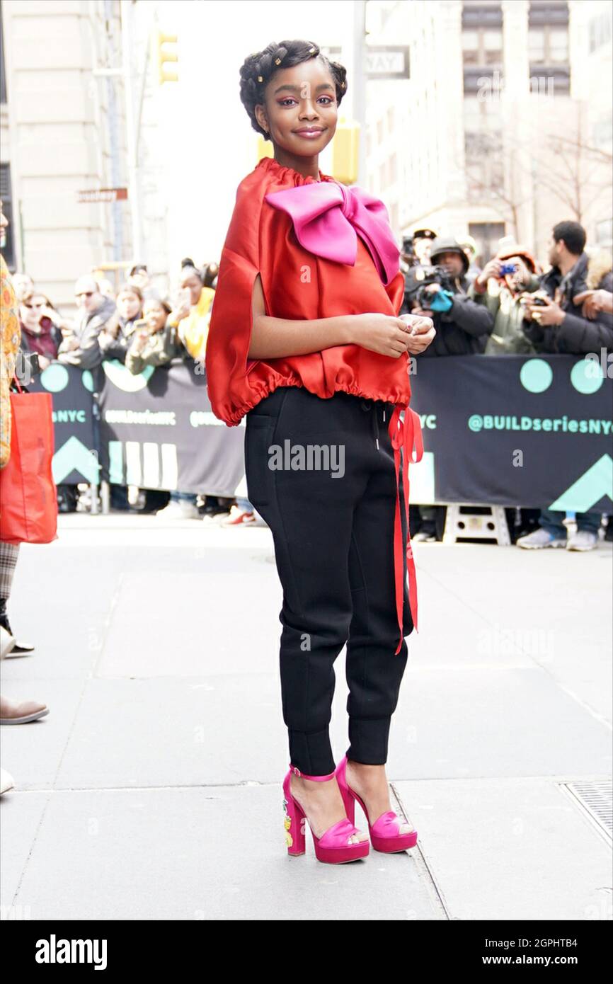 New York - NY - 20190402 Melissa Martin is seen arriving at the Build ...