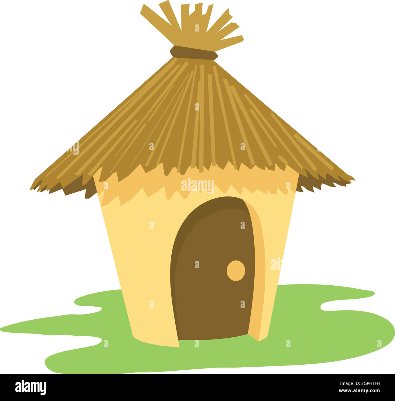 Primitive hut Stock Vector Images - Alamy