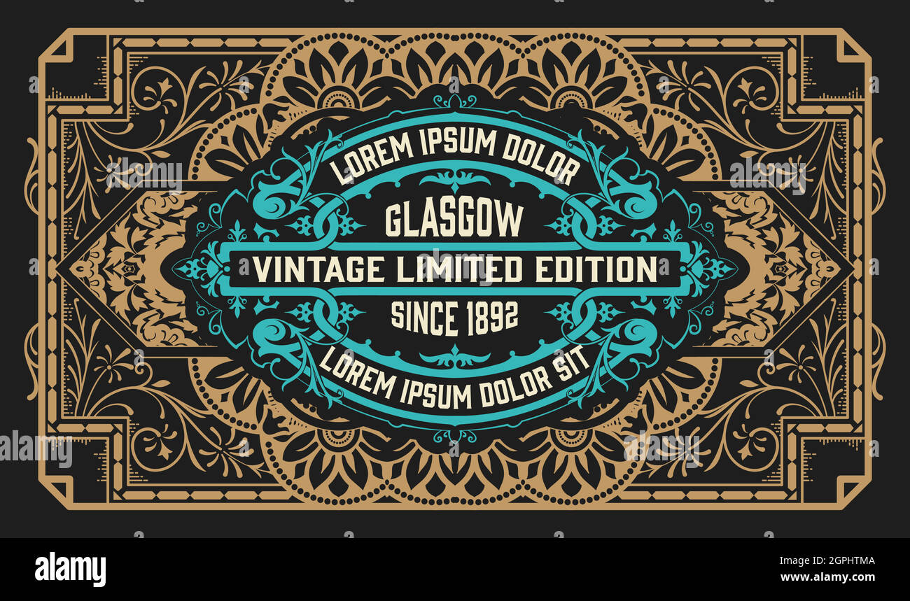 Western card with vintage style Stock Vector Image & Art - Alamy