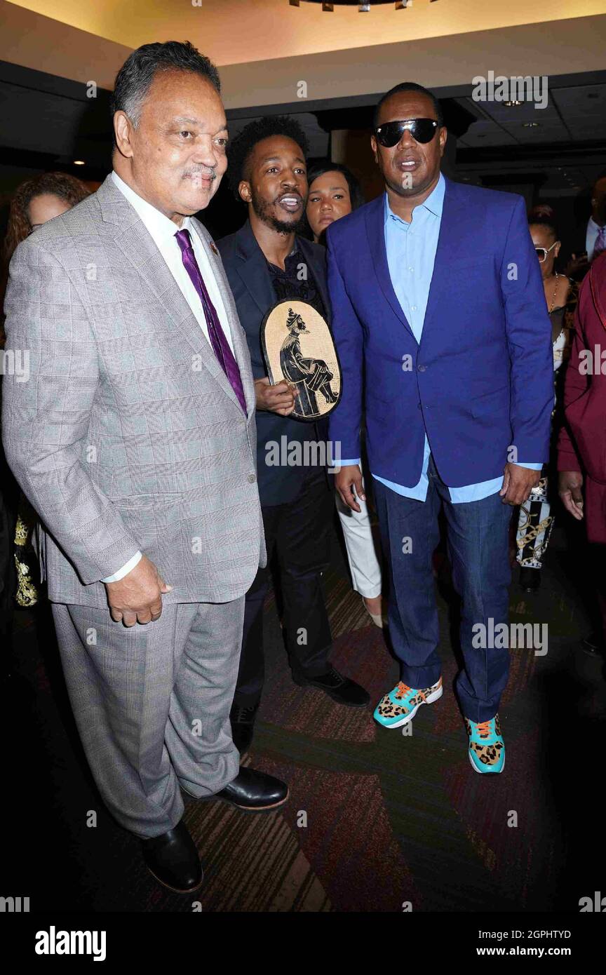 New York - NY - 20190221 Reverend Jesse L. Jackson Sr. and Master P at ...