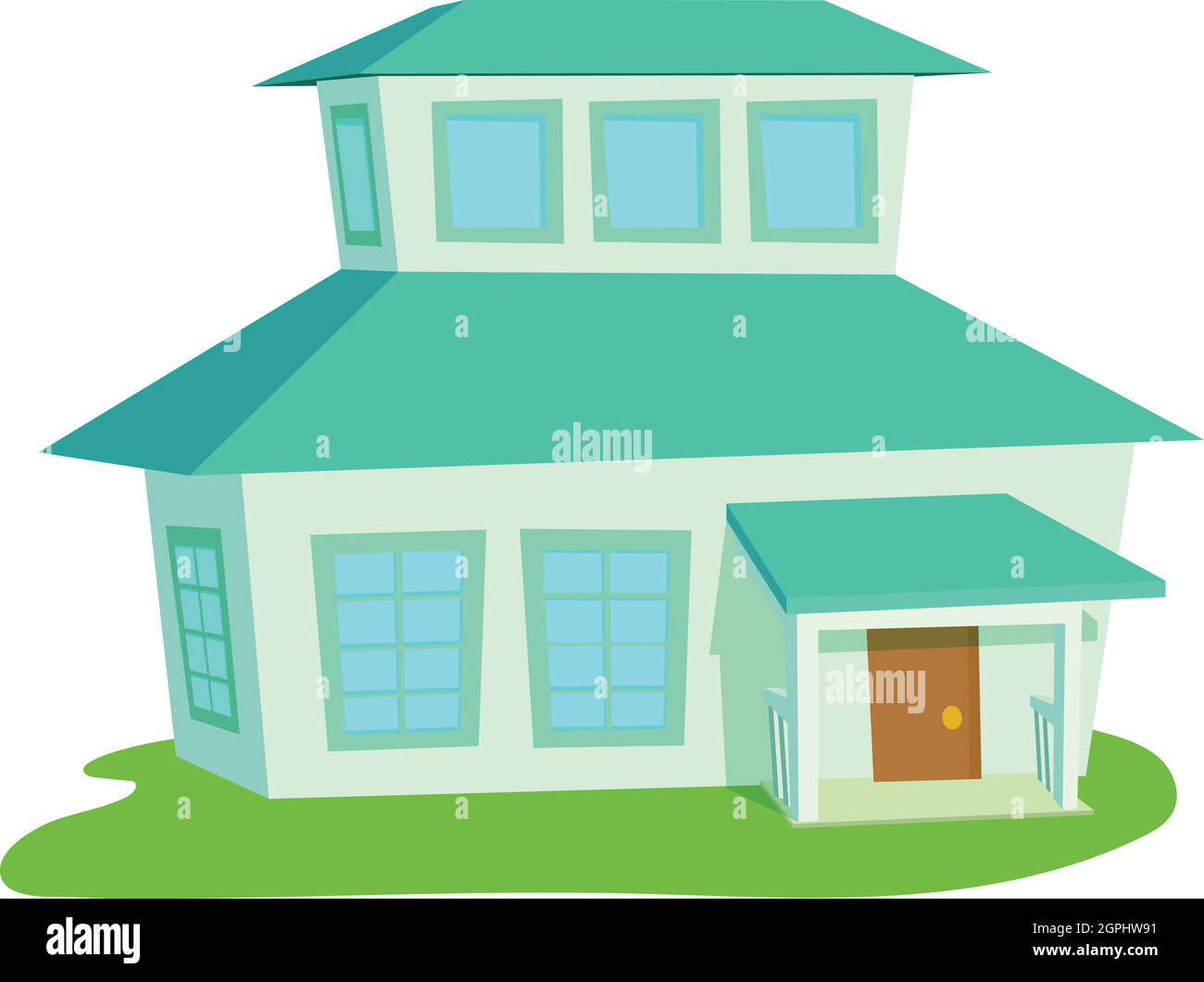 Big house icon, cartoon style Stock Vector Image & Art - Alamy