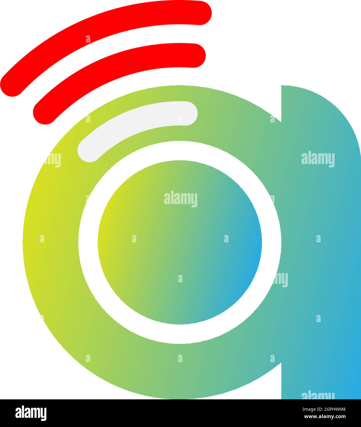 Letter A Wireless Internet logo Stock Vector Image & Art - Alamy