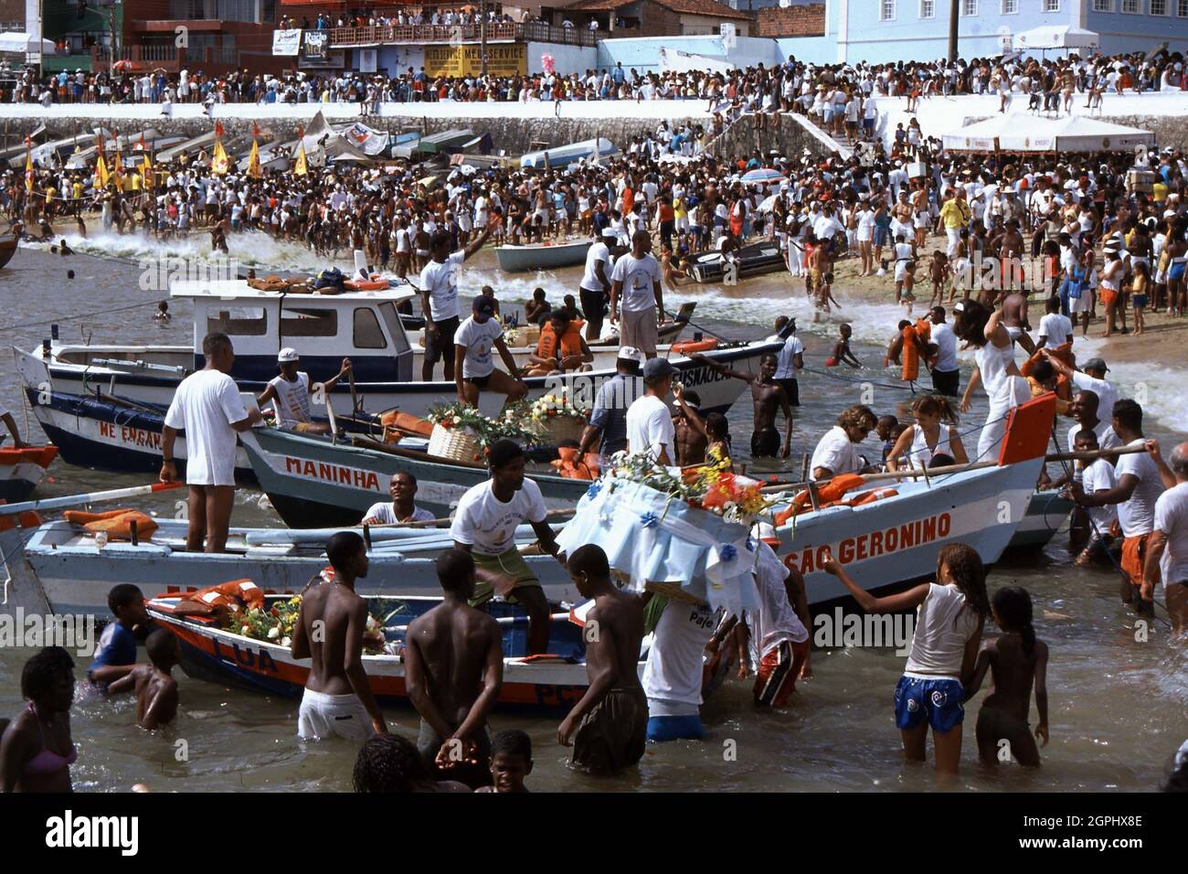 Festa de Yemanja , Bahia, Brazil Stock Photo - Alamy