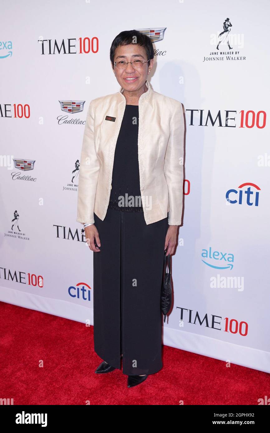 New York - NY - 20190423- 2019 Time 100 Gala -PICTURED: Maria Ressa ...