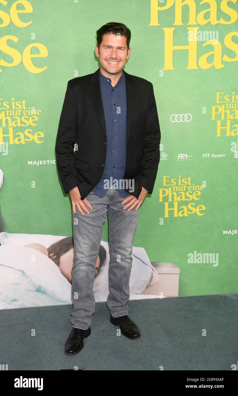 Munich, Germany. 29th Sep, 2021. Musician Max Josef Kronseder shows up ...