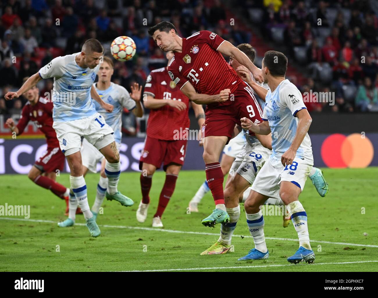 Munich, Germany. 29th Sep, 2021. Football: Champions League, Bayern Munich - Dynamo Kiev, Group ...