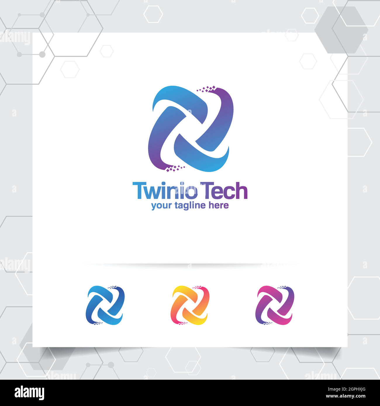 Digital logo letter T design vector with modern colorful pixel for ...
