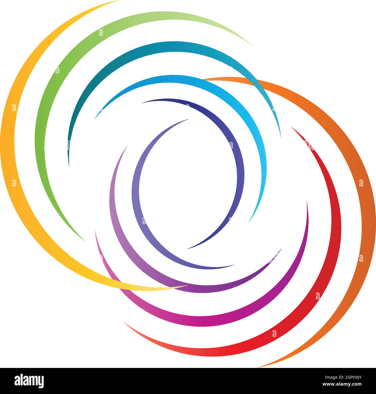 Abstract painter logo Cut Out Stock Images & Pictures - Alamy