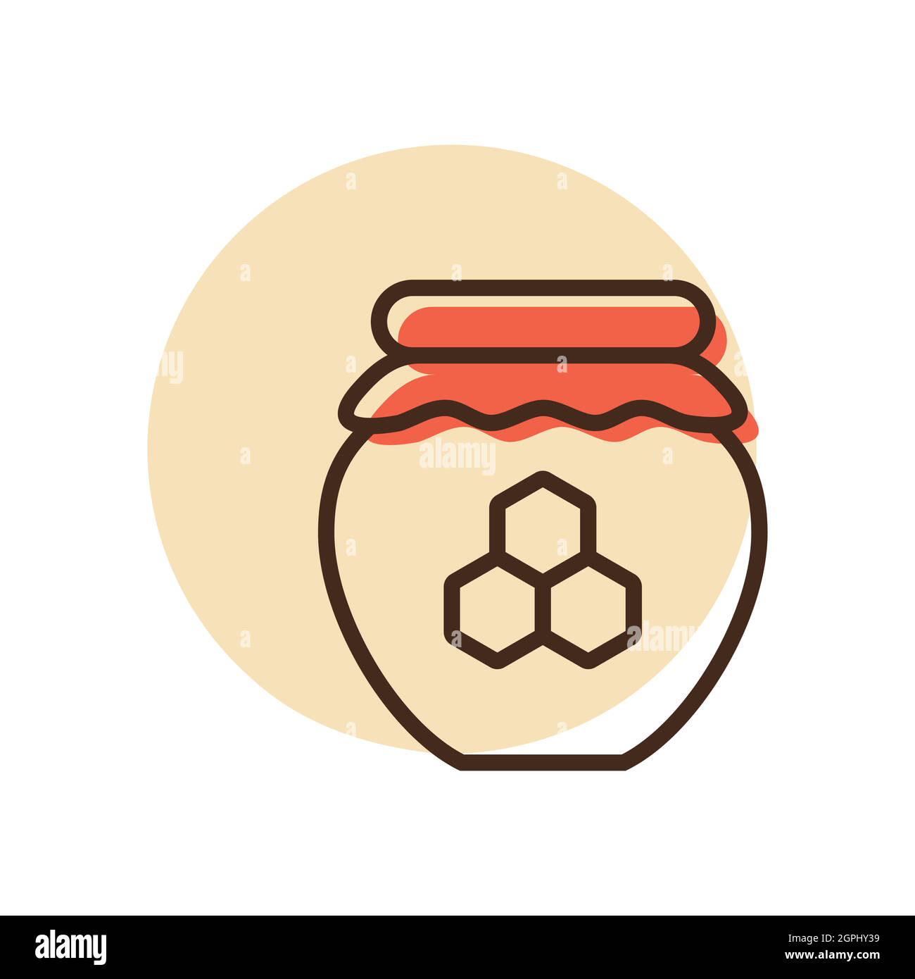 Honey jar vector hi-res stock photography and images - Alamy