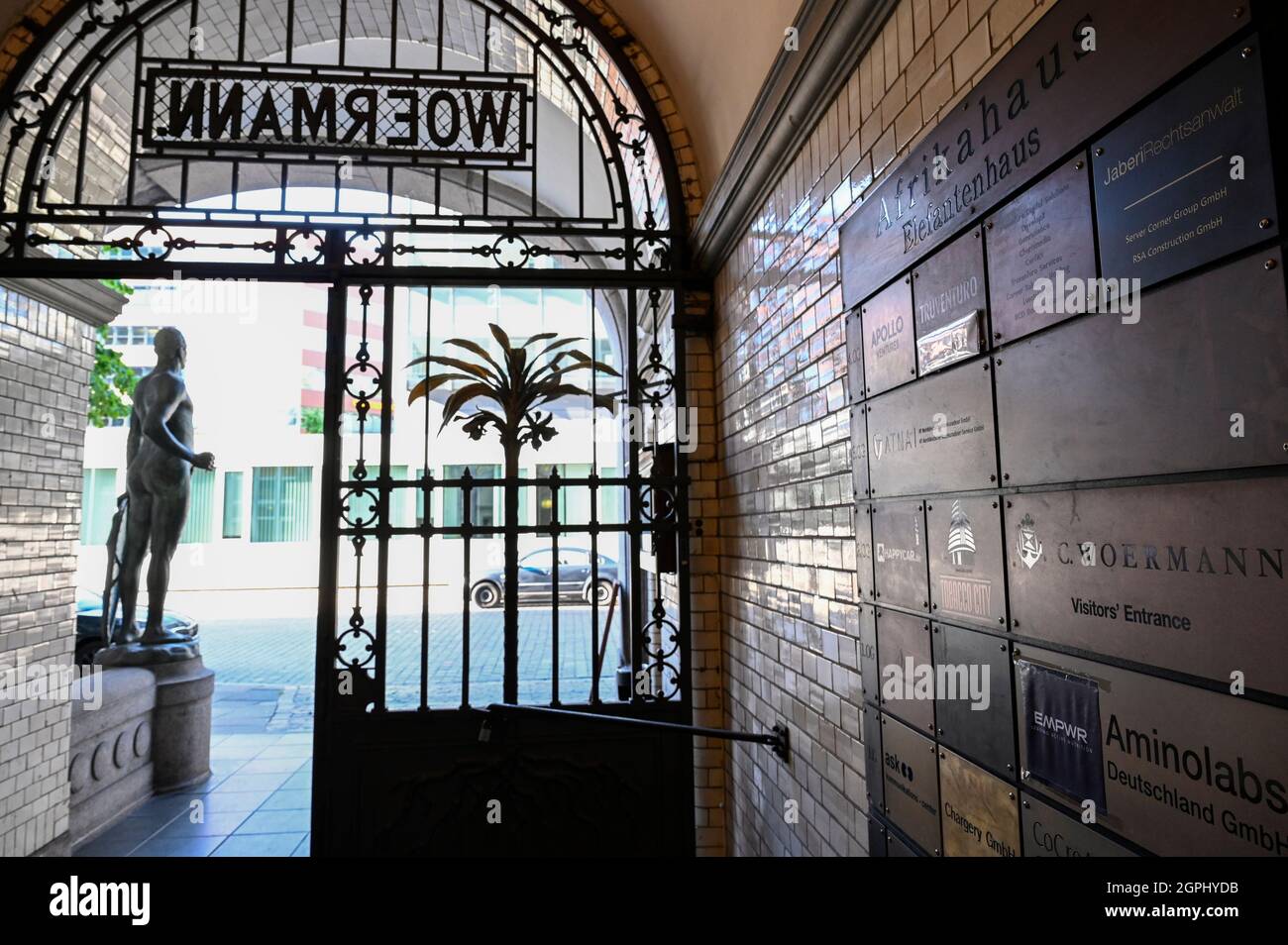 GERMANY, Hamburg, german colonial history, Africa House of shipping ...