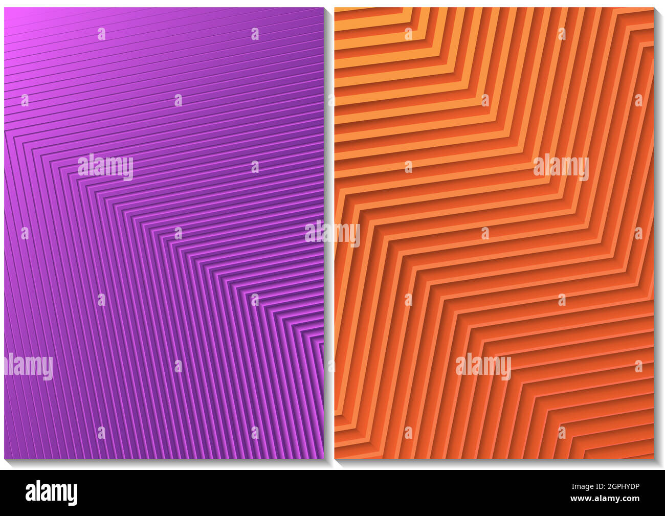 Set geometric line pattern Cut Out Stock Images & Pictures - Alamy