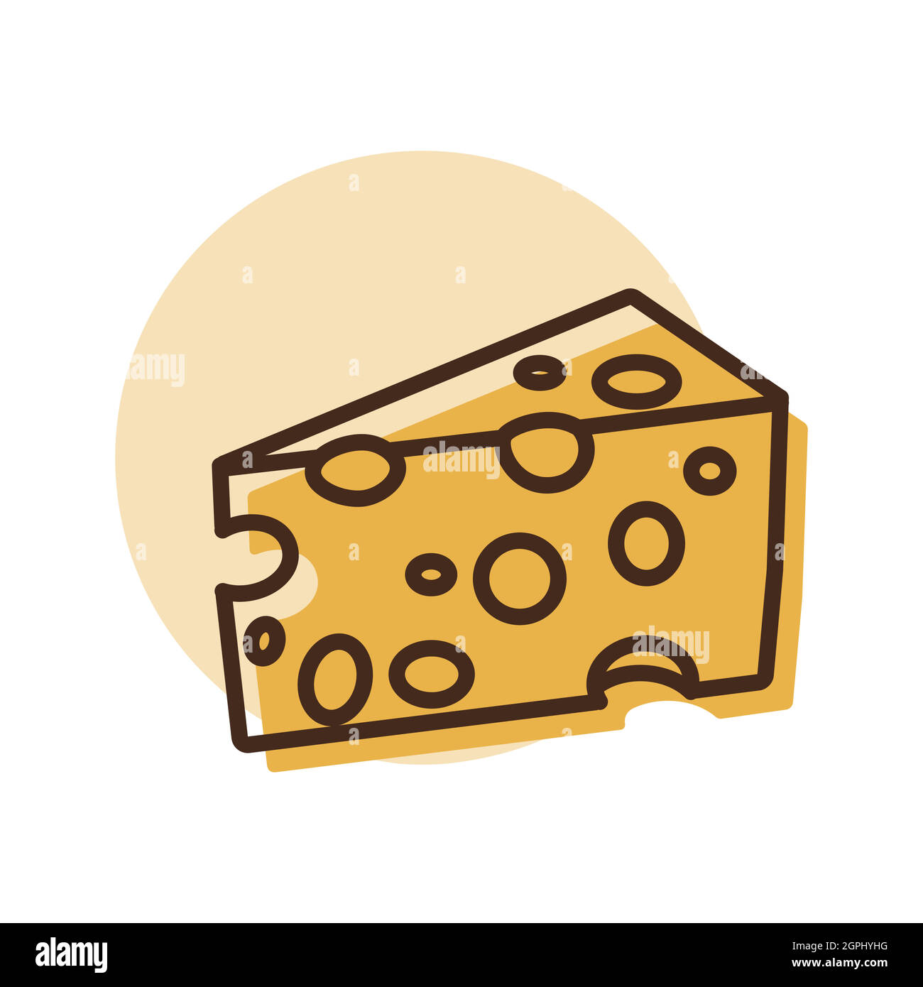 Bread piece design Cut Out Stock Images & Pictures - Alamy