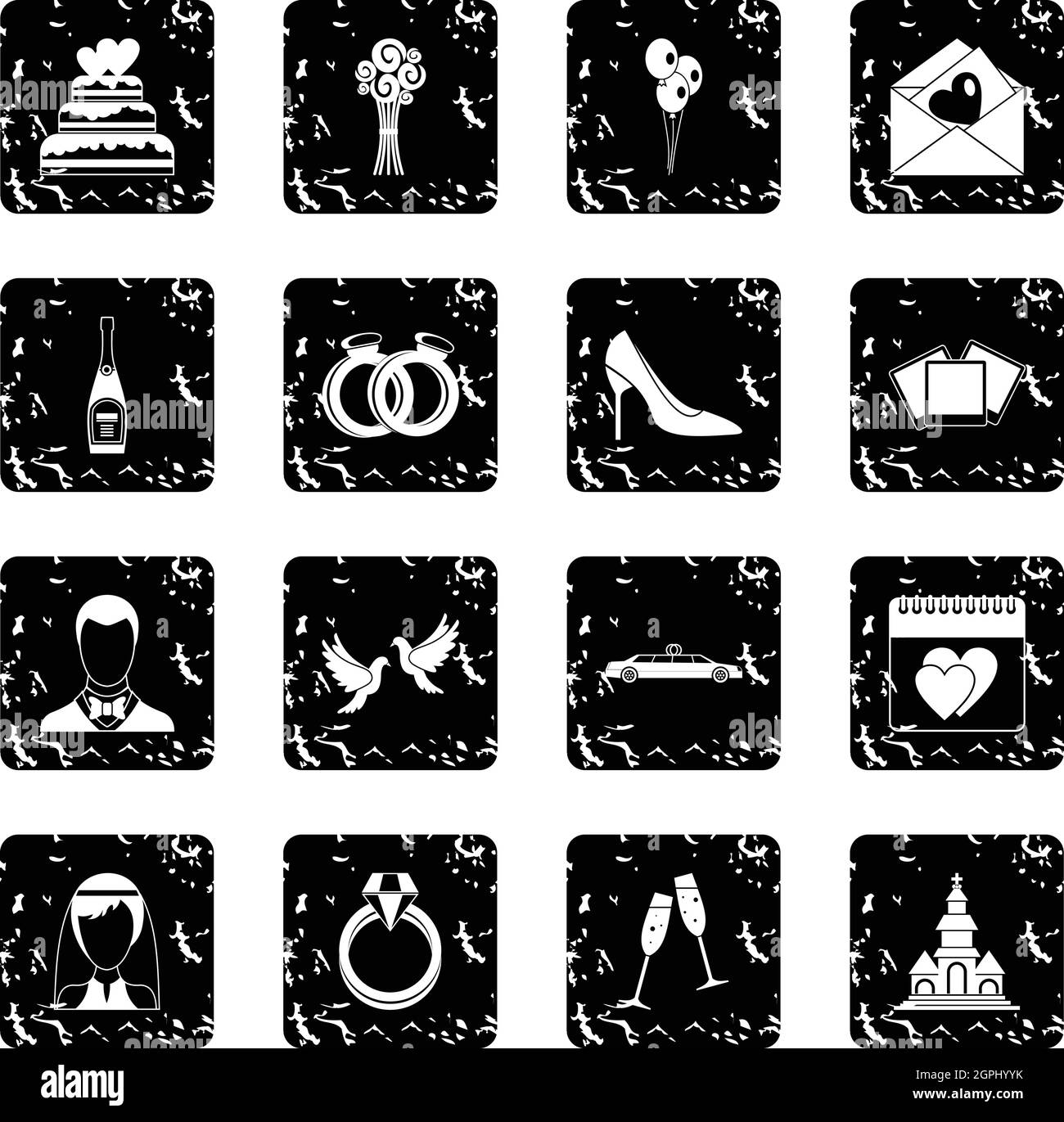 Wedding wine illustration vector Black and White Stock Photos & Images - Alamy