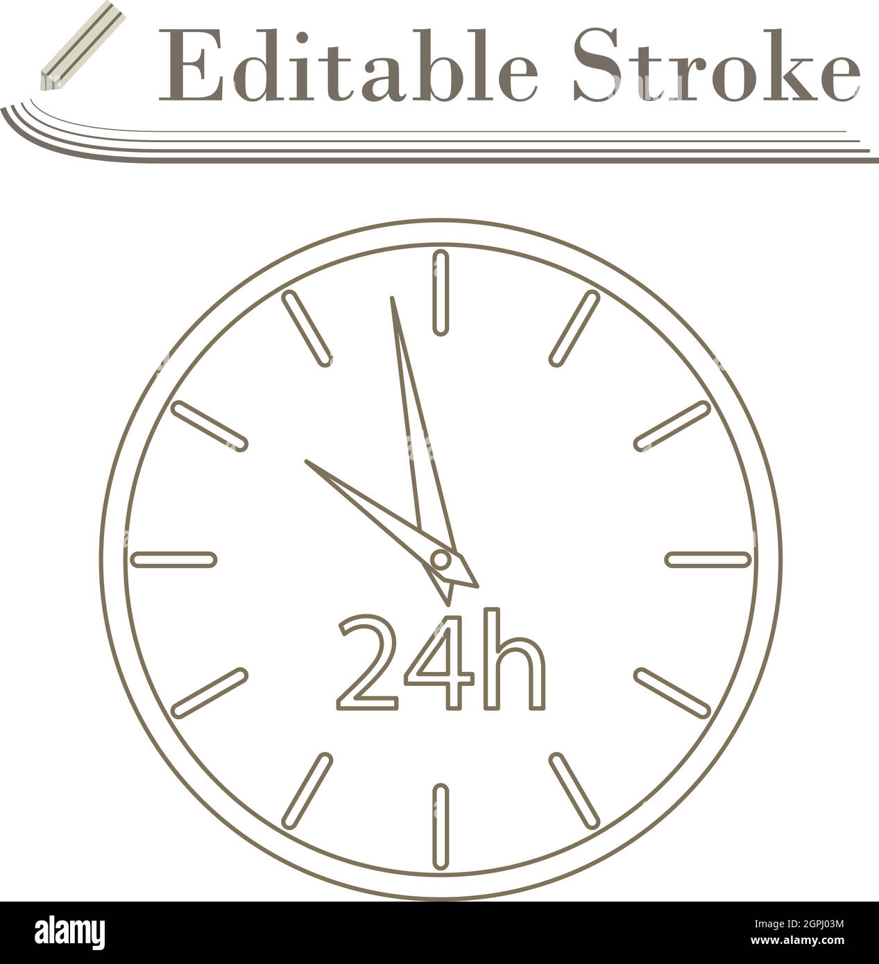 24 Hours Clock Icon Stock Vector Image & Art - Alamy 24 Hours Clock Icon Stock Vector Image & Art - Alamy