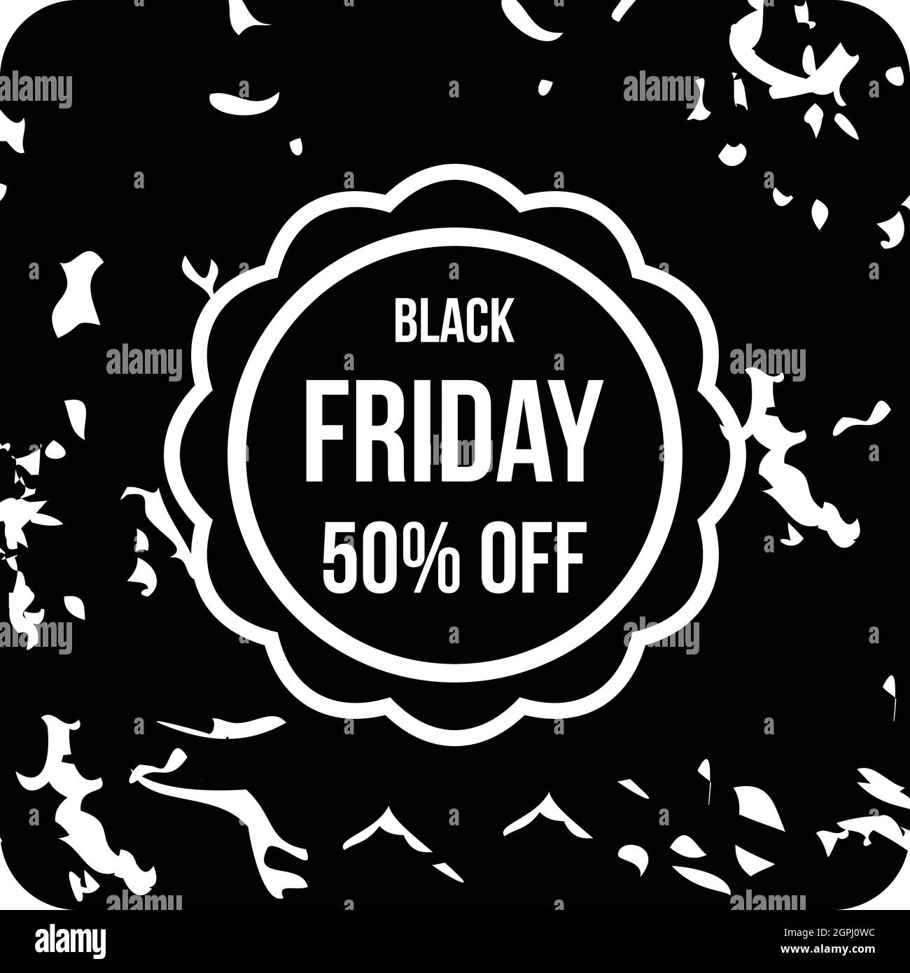 Vector logo black friday Stock Vector Images - Alamy