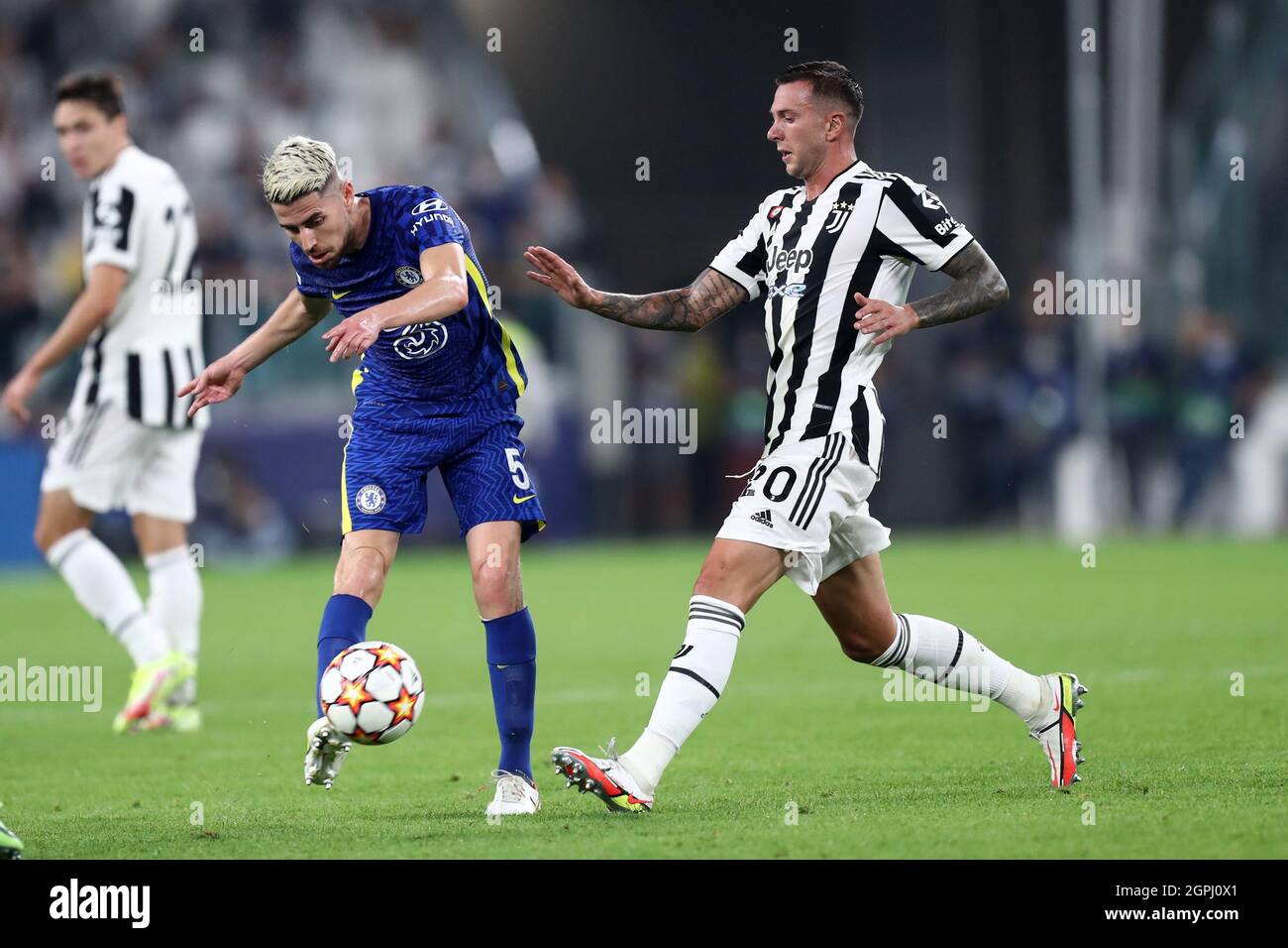 Torino, Italy. 29th Sep, 2021. Jorge Luiz Jorginho of Chelsea Fc ...