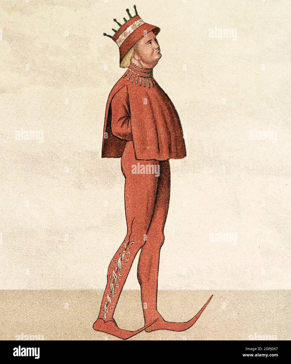 King Christopher of Bavaria in a contemporary drawing Stock Photo - Alamy