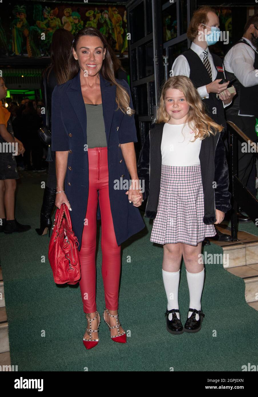 Michelle Heaton and her daughter attend the gala performance of ‘Wicked ...