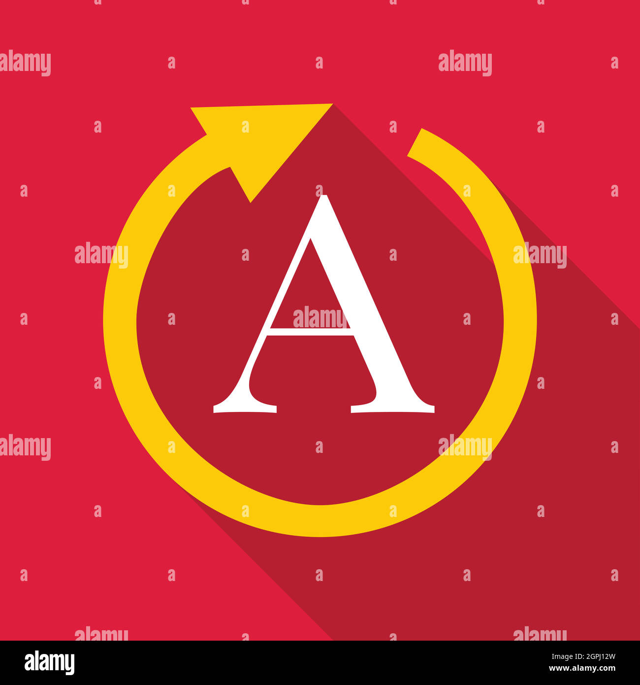 English letter icon, flat style Stock Vector Image & Art - Alamy