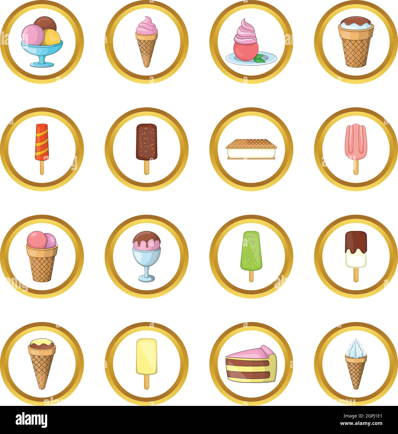 Vanilla stick cartoon vector Cut Out Stock Images & Pictures - Alamy