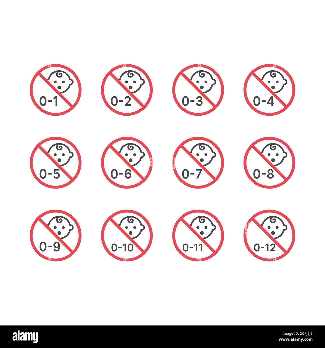 1 2 months Stock Vector Images - Alamy