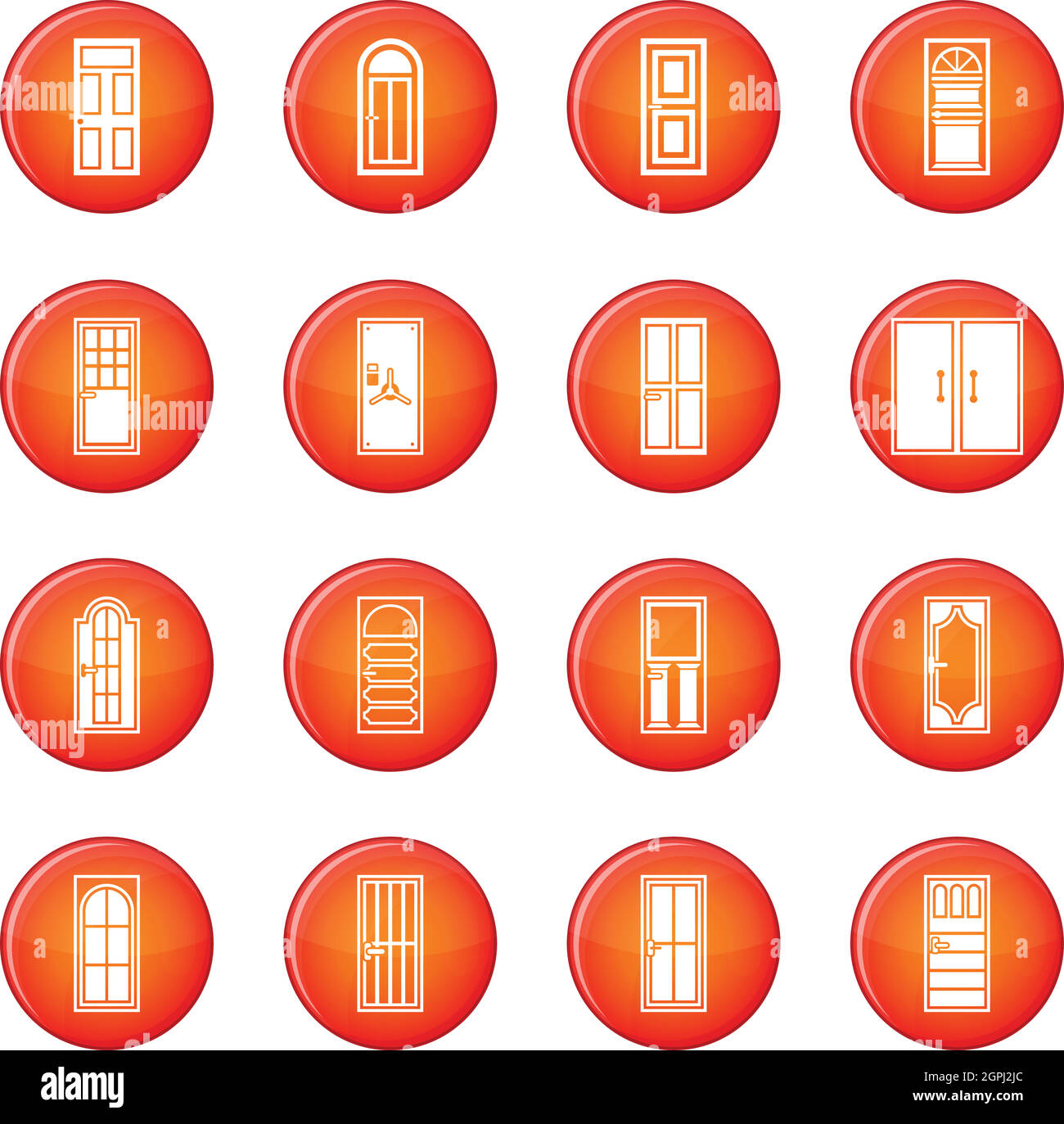 Exit enter vector icons Stock Vector Images - Alamy