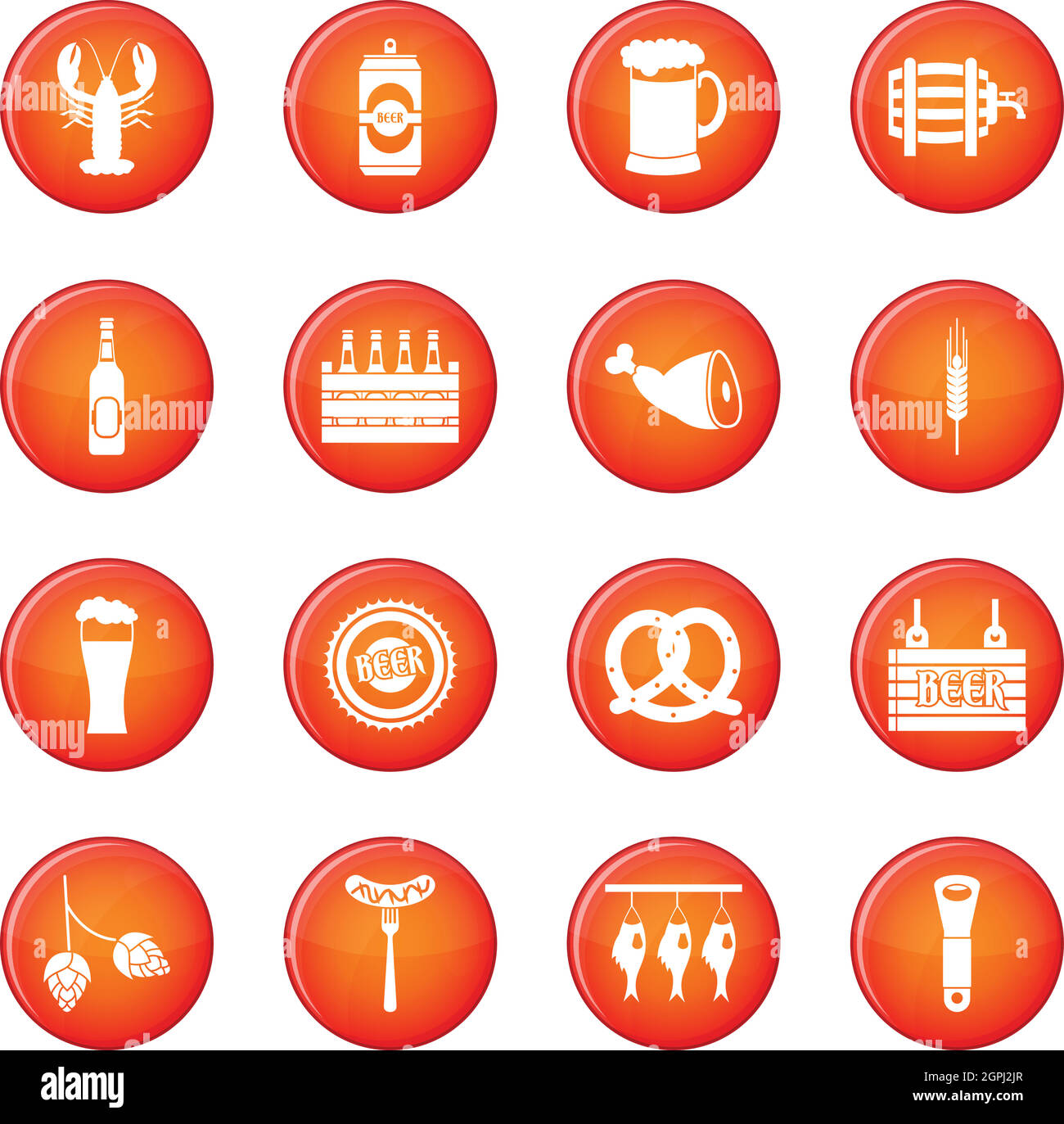 Beer icons vector set Stock Vector Image & Art - Alamy