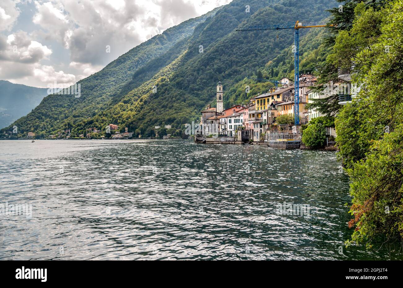 Brienno is a small ancient italian village on the shore of Lake Como ...